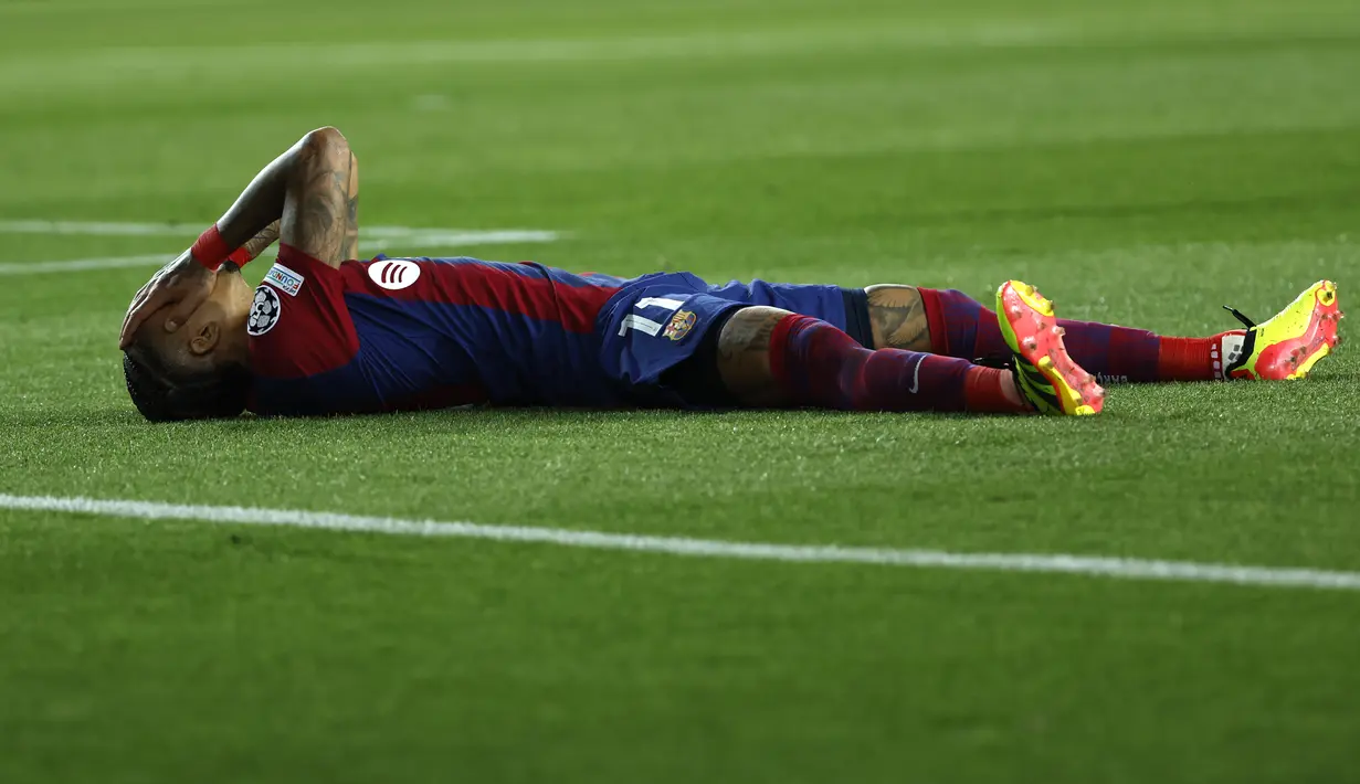 Dilibas Psg Wajah Sedih Pemain Barcelona Gagal Ke Semifinal Liga