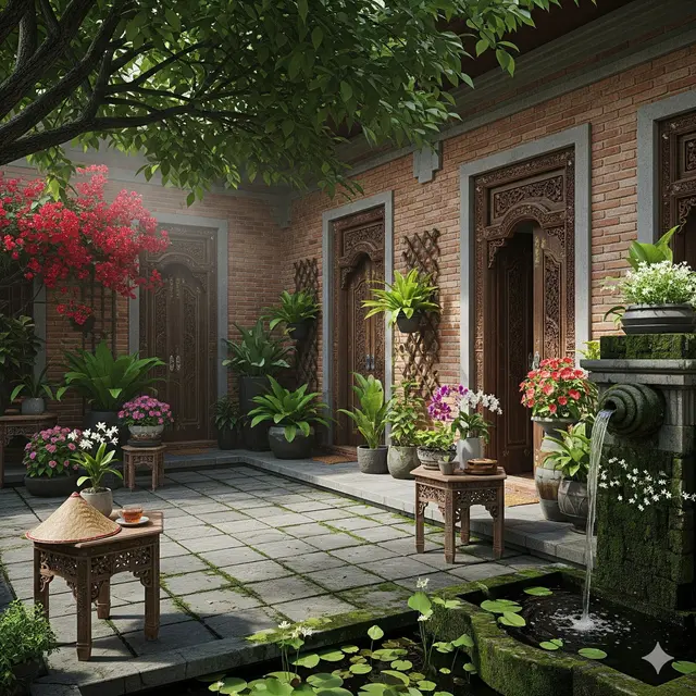 9 Model Teras Rumah Bata Merah yang Bikin Klasik Terbaru 2025, Simple ...