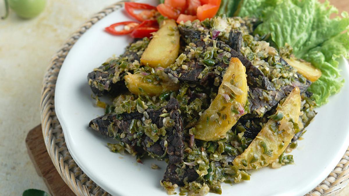 Resep Paru Lado Ijo khas Padang