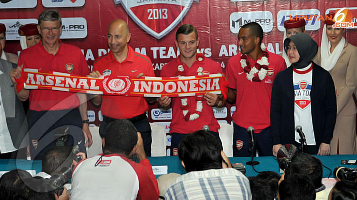 Intip Beragam Kegiatan Skuat Arsenal di Jakarta