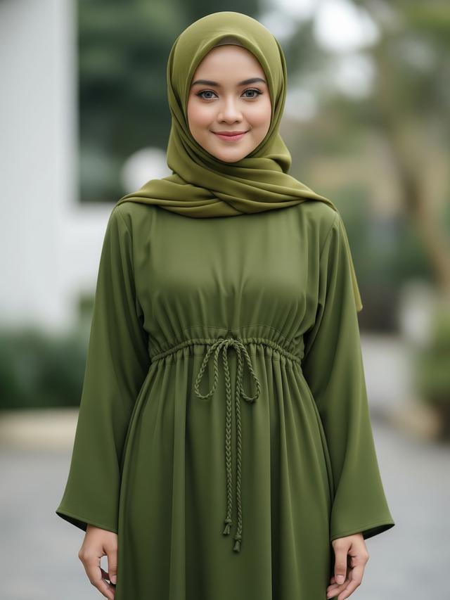 10 Model Abaya yang Cocok untuk Tubuh Mungil agar Terlihat Lebih ...