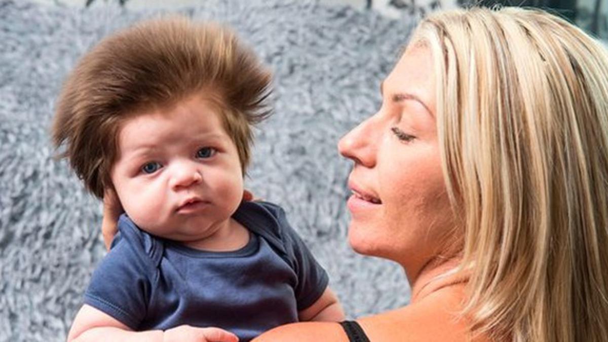 Perkenalkan Junior, Bayi Dengan Rambut Super Lebat Bikin Gemas ...