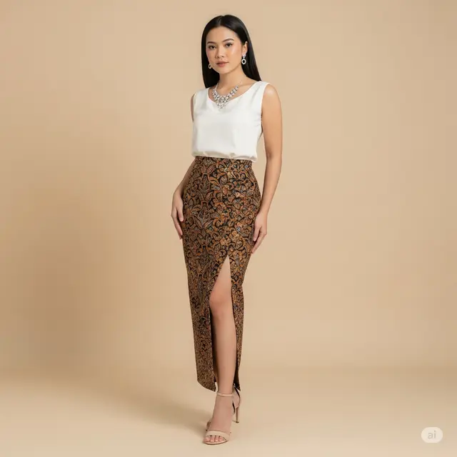 13 Model Rok Span Terbaru 2025, Tampil Menawan & Langsing dengan Siluet ...