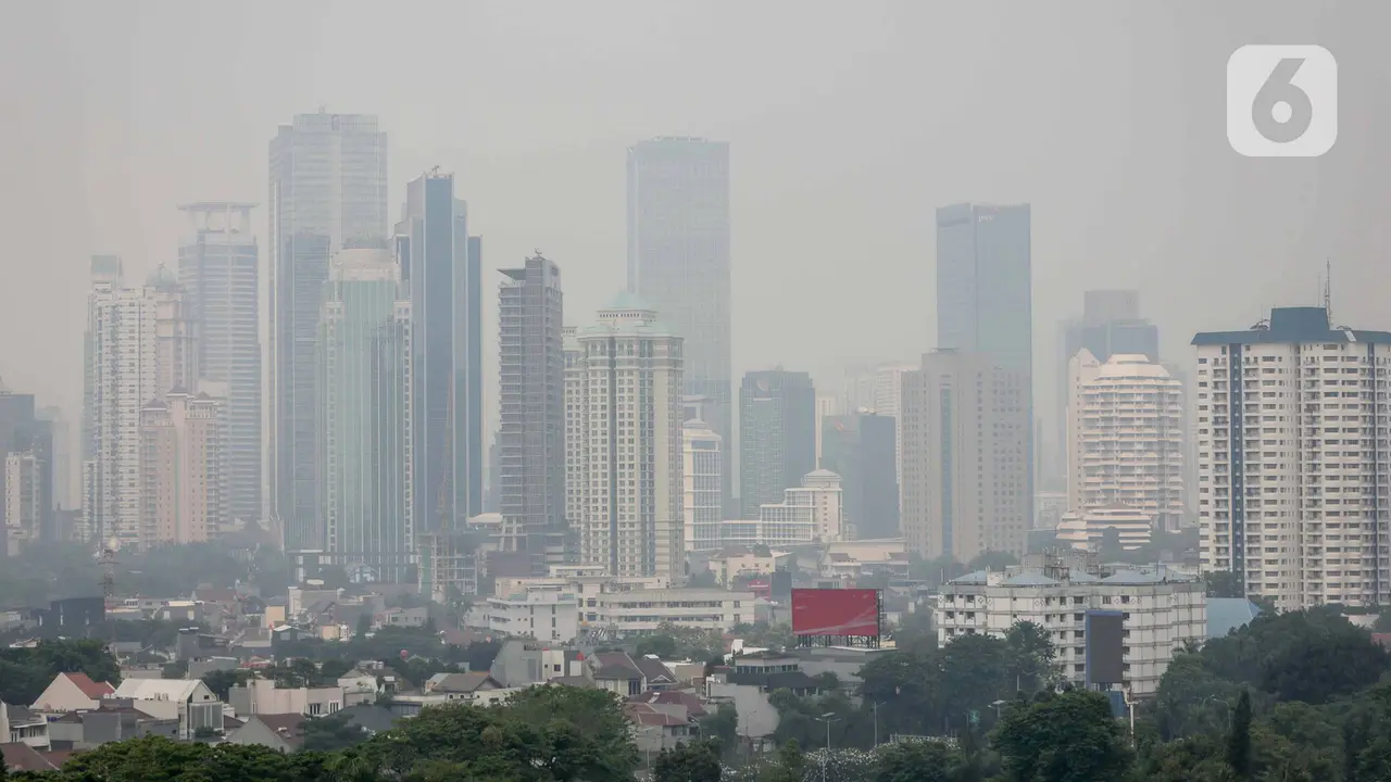 Kualitas Udara Jakarta Peringkat ke-6 Terburuk di Dunia, Senin Pagi 25 ...