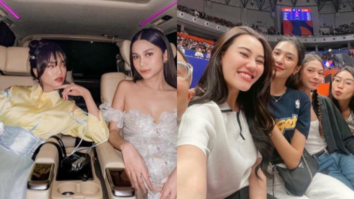 8 Ide Pose Foto Bareng Bestie dari Fuji an dan Aaliyah Massaid, Intip Adu Gaya Outfitnya - Photo ...