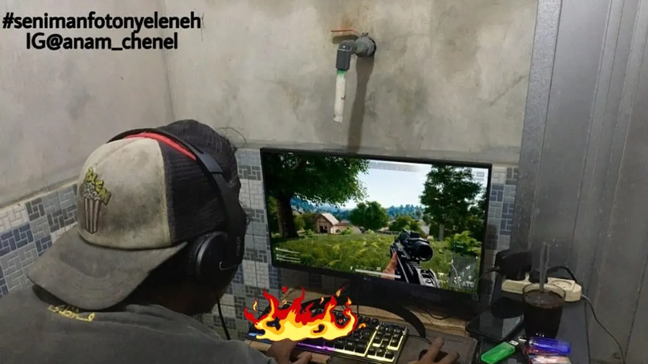 5 Potret Nyeleneh Main Game di Kamar Mandi Ini Bikin Geleng Kepala ...