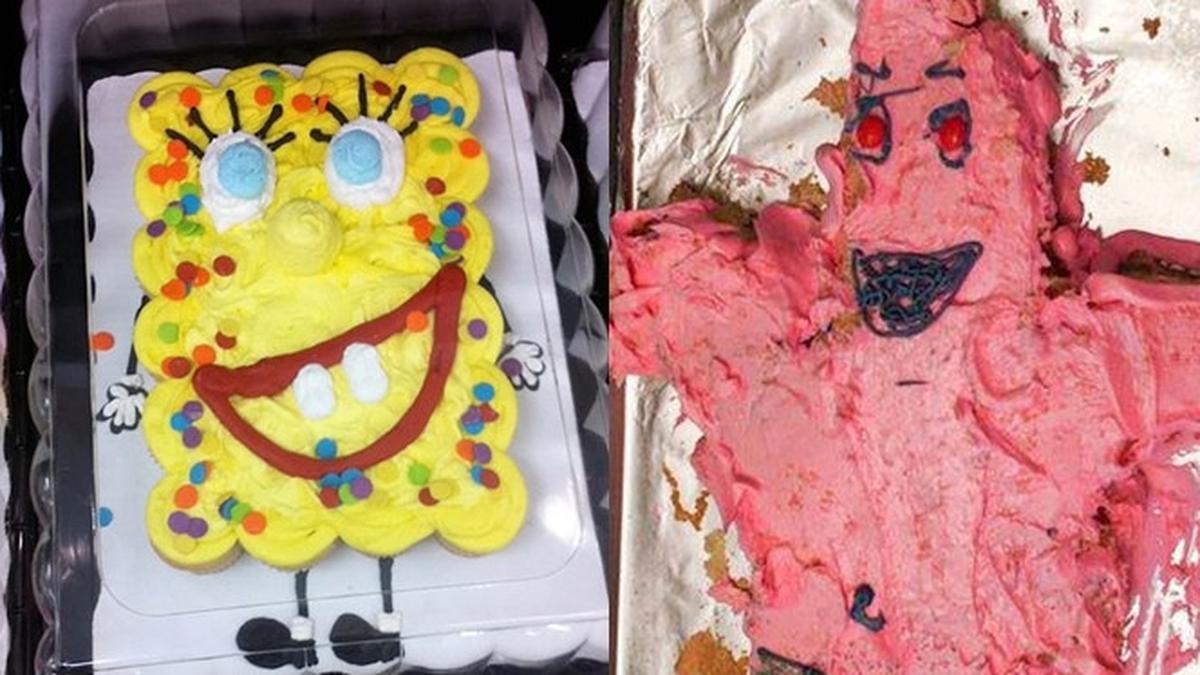 6 Kue Tart Karakter Kartun Spongebob Ini Tak Sesuai Ekspektasi, Absurd ...