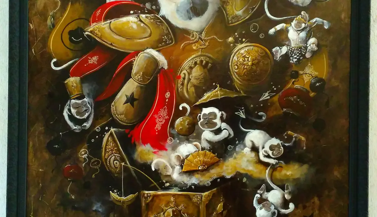 FOTO: Hepi Hepi, Pameran Karya 5 Seniman yang Bikin Bahagia - Foto ...