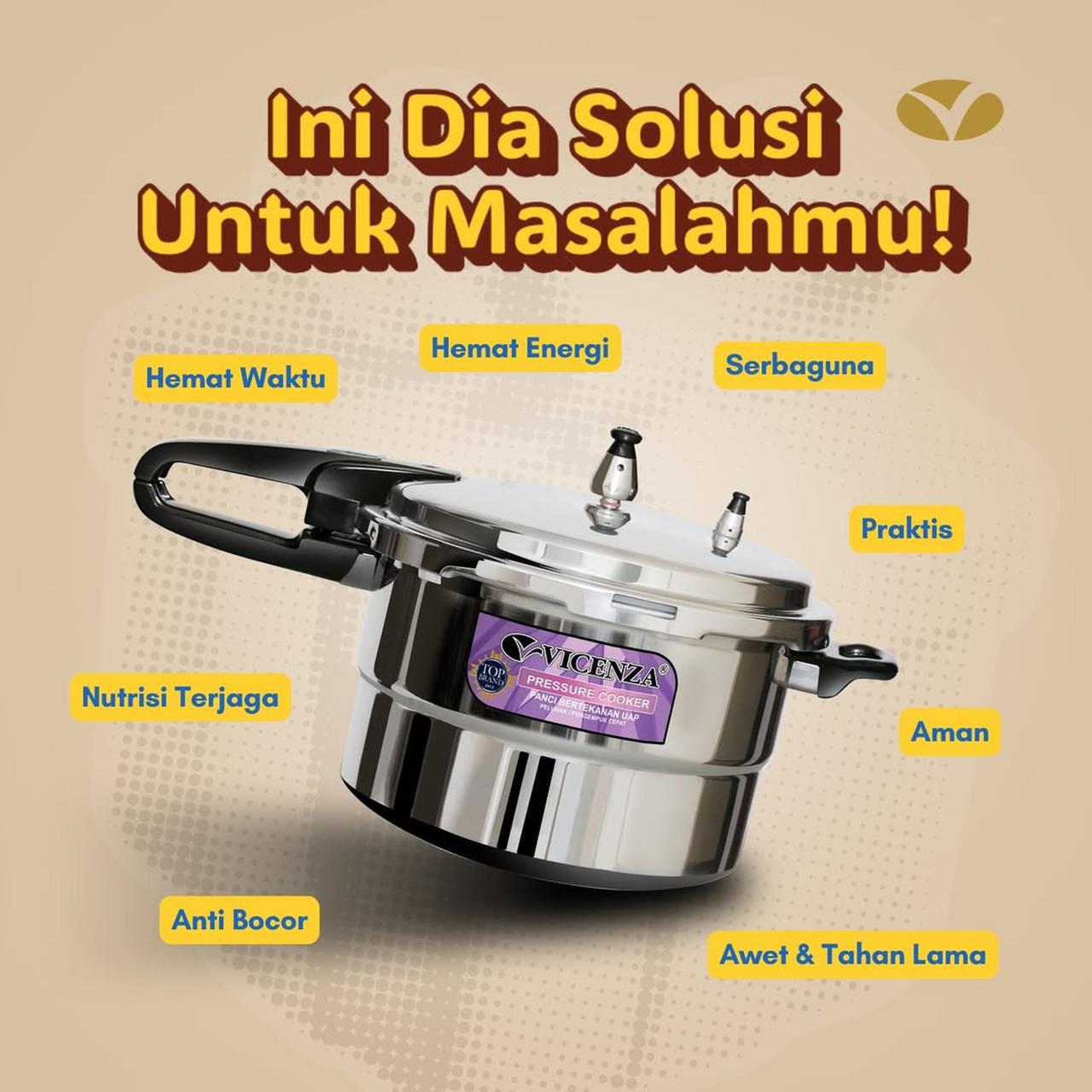 14 Merk Panci Presto Terbaik 2026, Masak Cepat dengan Hasil Sempurna
