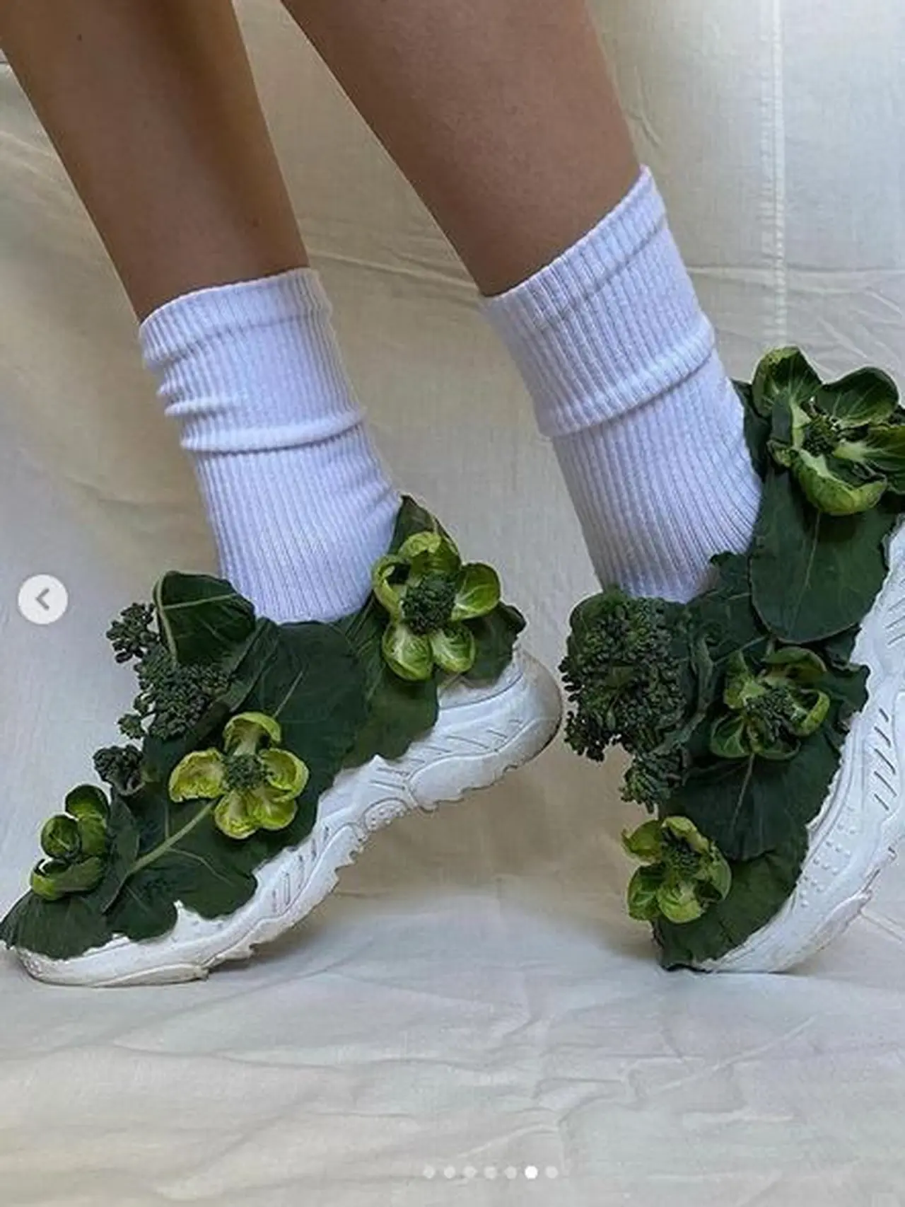 6 Kreasi Seni Sepatu dari Sayuran Hijau Ini Kelewat Unik, Tak ...