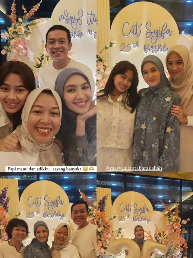 Dapat Kejutan, Ini 7 Momen Ulang Tahun Cut Syifa ke-25 yang Meriah - Hot Liputan6.com