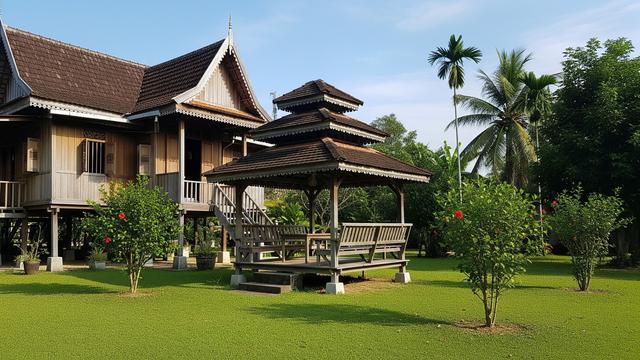 7 Desain Rumah Kampung Kombinasi Kayu dan Bata Ekspos Bernuansa Rustic ...