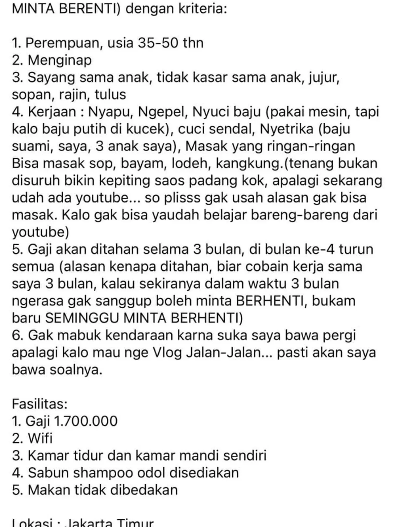 Cleopatra Djapri Eks JKT48 Dirujak Warganet Usai Cari ART dengan Tugas ...