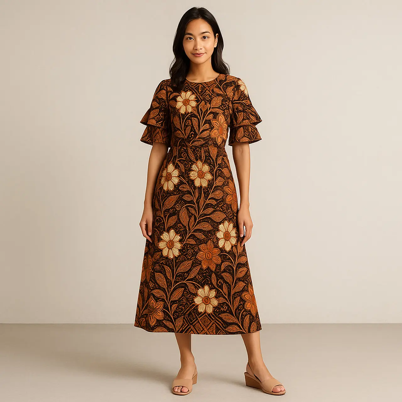 8 Model Baju Batik Motif Bunga Terbaru 2025, Ini Desain yang Cocok ...