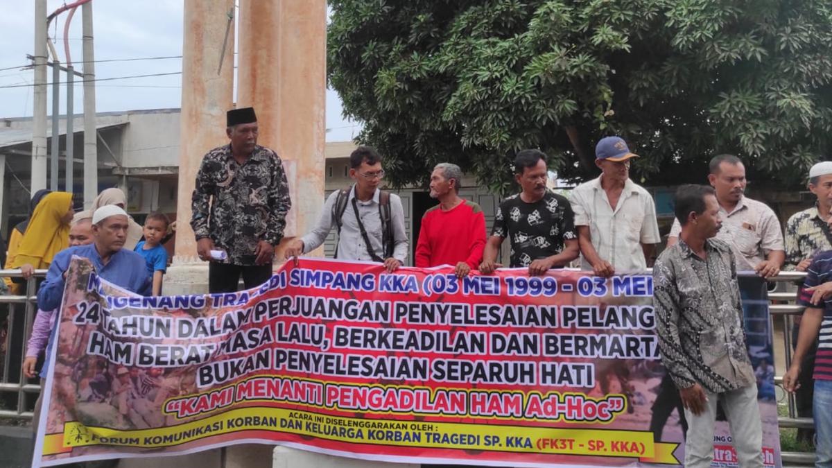 24 Tahun Peristiwa Simpang KKA, KontraS Aceh Ingatkan Pemulihan Hak Korban
