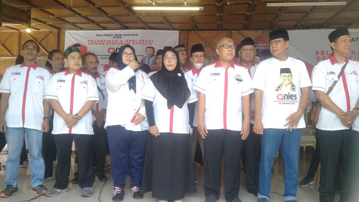Targetkan 80 Persen Suara, Relawan Anies Baswedan di Kota Tangerang Dilantik - Pemilu Liputan6.com