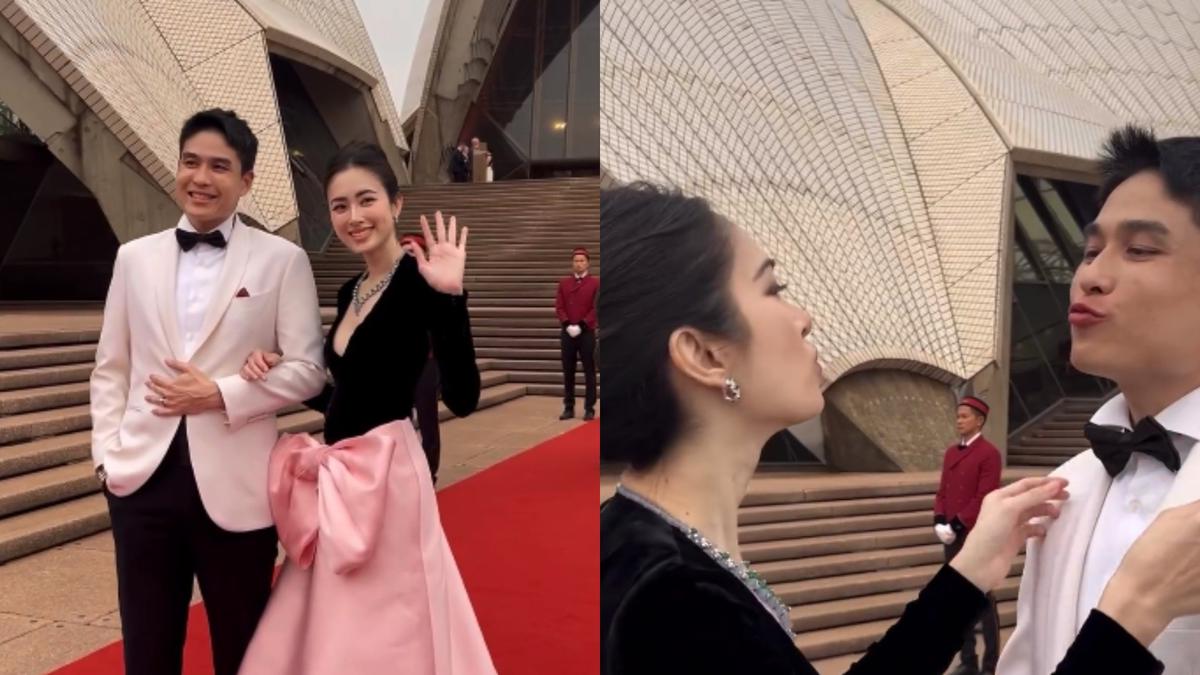 Gaya Elegan Romantis Transgender Cantik Nong Poy Bersama Suami Nonton Opera di Sidney - Photo ...