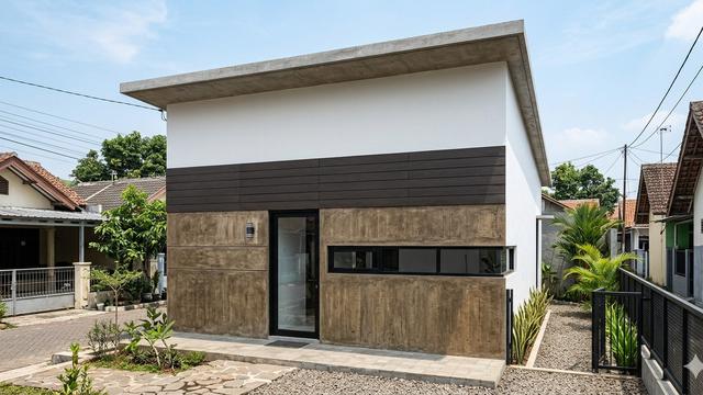 7 Inspirasi Model Rumah Minimalis 5x7 Meter dengan Atap Datar Ala Rumah ...