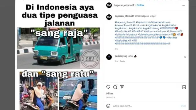 Meme Otomotif Pekan Ini: Dua Penguasa Jalanan - Otomotif Liputan6.com