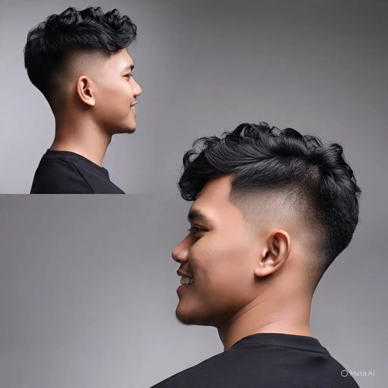 7 Inspirasi Model Rambut Taper Fade Ikal yang Keren di 2025, Makin ...