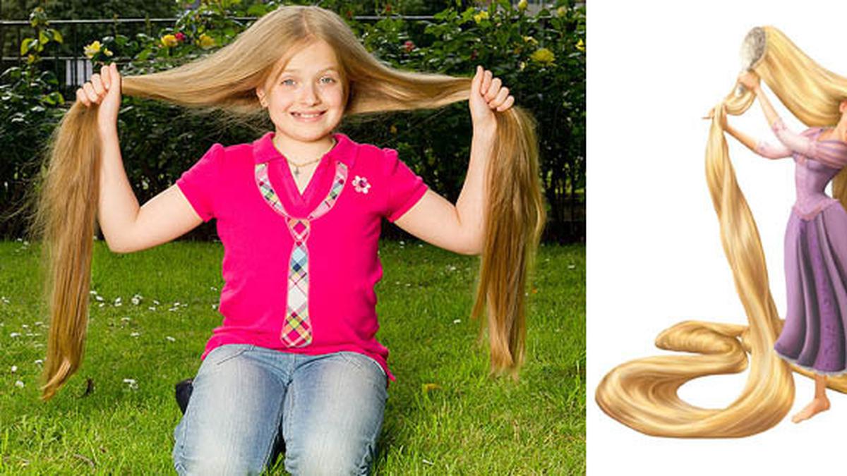 Anak Perempuan Dengan Rambut Panjang Seperti Rapunzel - Parenting ...