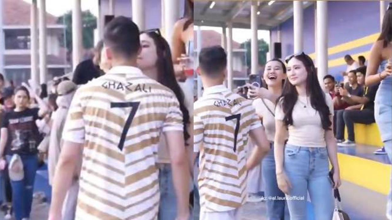 6 Potret Kemesraan Al Ghazali dan Laura Moane saat Main Bola Ini Bikin ...