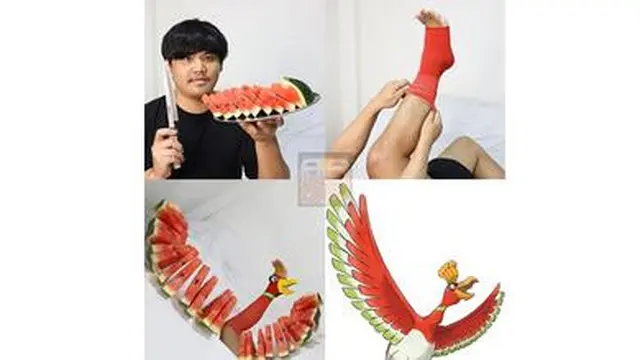 6 Cosplay Low Budget Pakai Buah Warna Merah Ini Kreatif Sekaligus Kocak ...