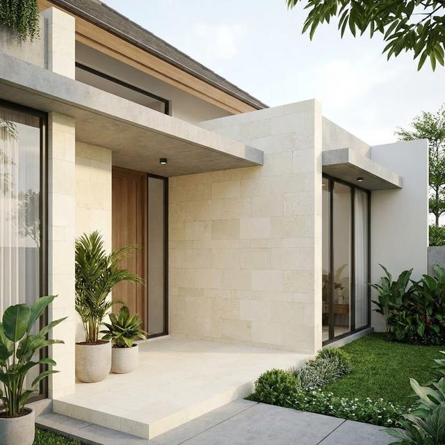 11 Jenis Batu Alam untuk Dinding Teras Rumah Minimalis, Awet dan Bikin ...