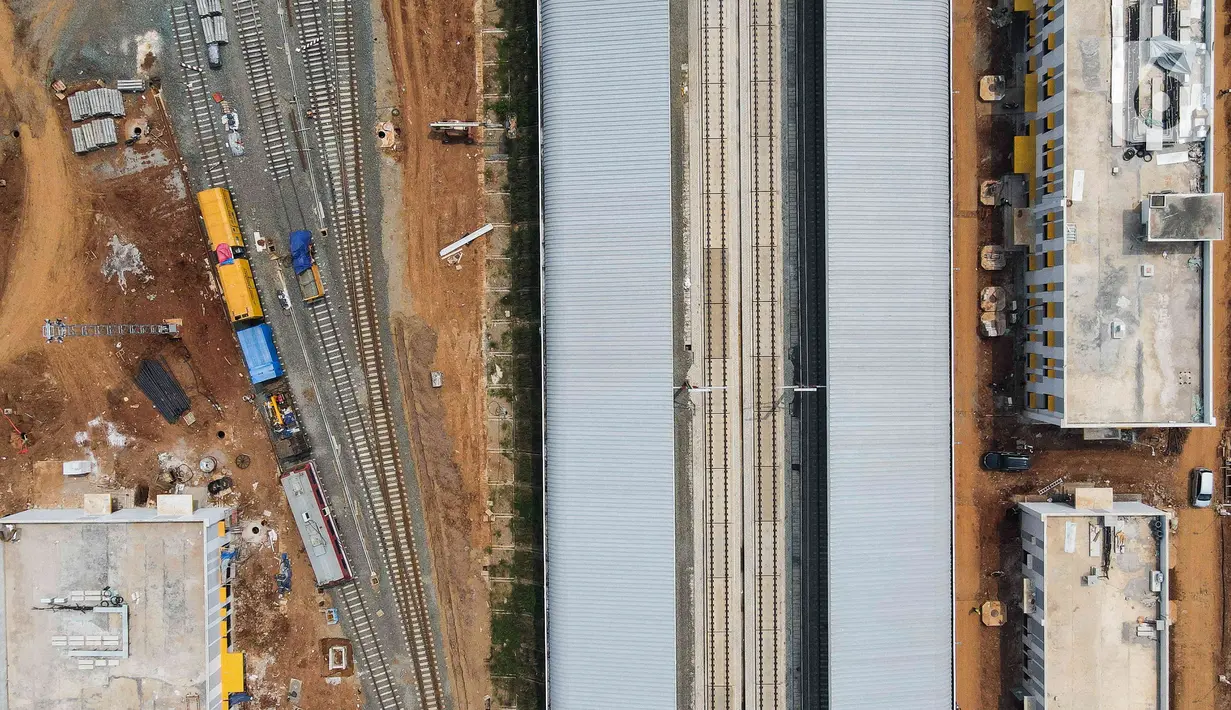 Melihat Progres Pembangunan Stasiun KCJB di Karawang dan Tegalluar ...