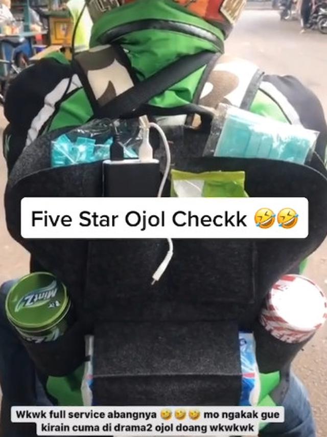 Viral Ojek Online Sediakan Fasilitas Bintang 5, Bikin Penumpang Betah - Citizen6 Liputan6.com