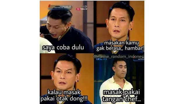 7 Meme Chef Juna dengan Peserta Masterchef Ini Bikin Susah Tahan Ketawa ...