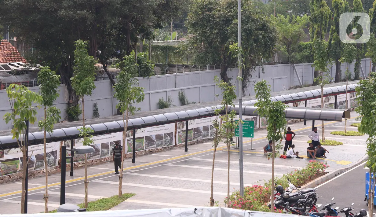FOTO: Melihat Kawasan Integrasi Antarmoda di Stasiun Tanah Abang - Foto ...