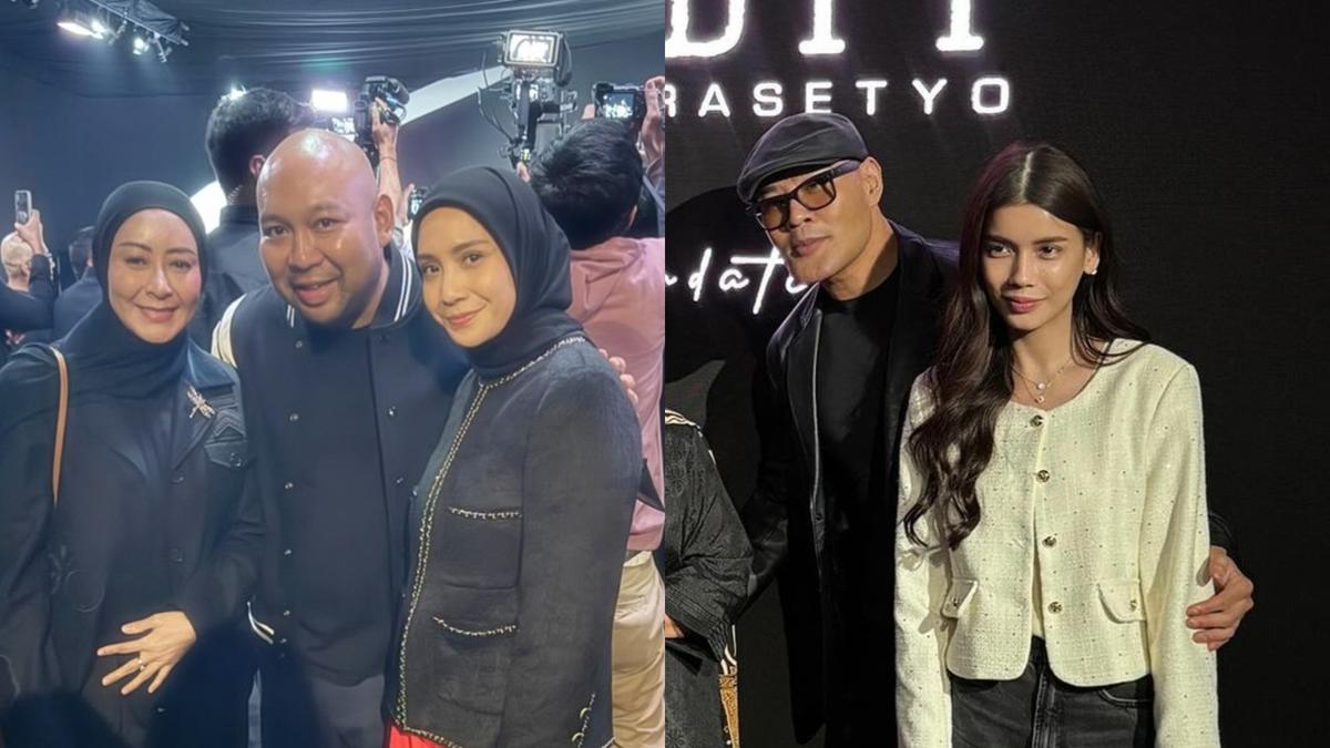 Beda Gaya Nagita Slavina dan Sabrina Chairunnisa yang Pakai Blazer Hadiri Launching Jersey ...