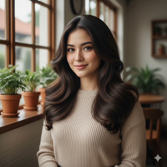 8 Model Rambut Panjang Layer untuk Rambut Bergelombang, Bikin Volume ...