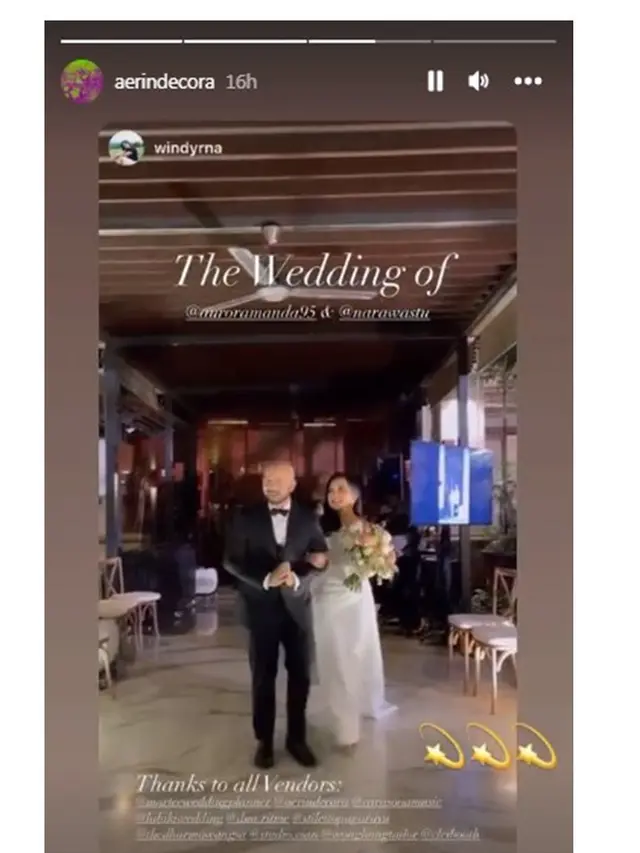 11 Momen Pernikahan Rachel Amanda dan Narawastu Indrapradna, Penuh Haru ...