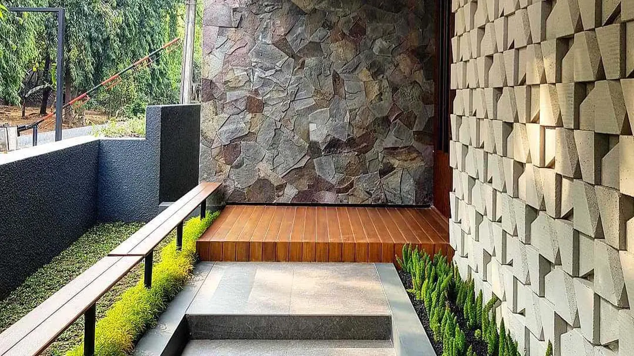 Inspirasi Desain Unik Rumah Tropis dengan Material Mudah Didapat ...