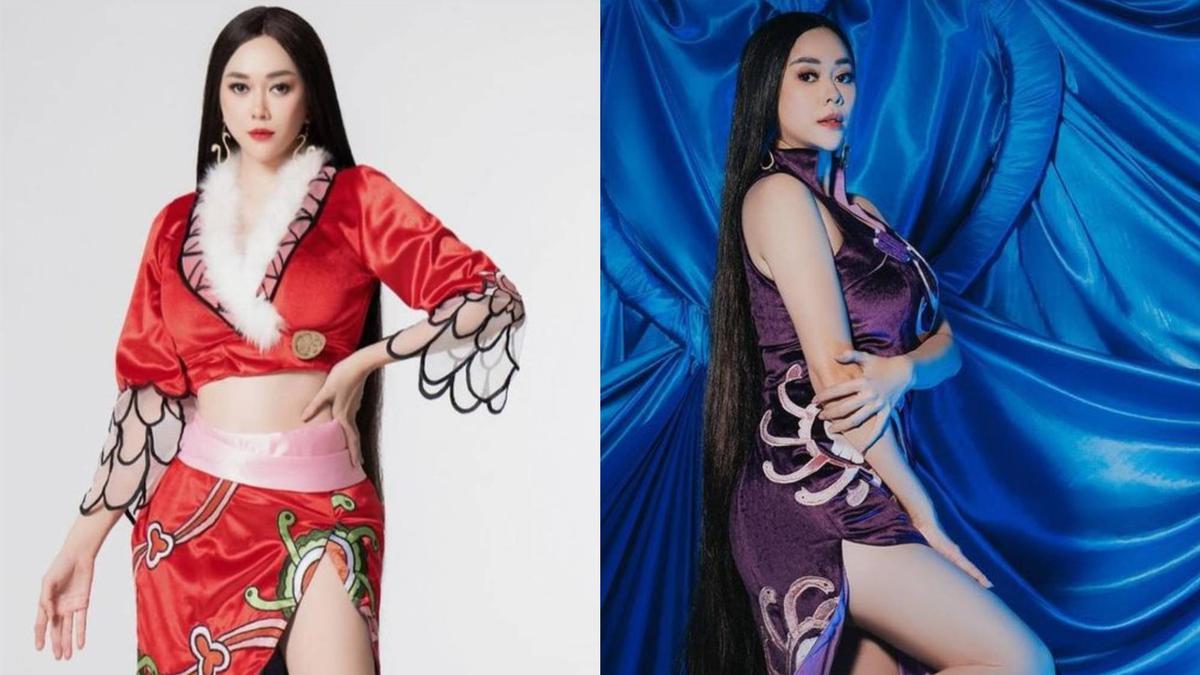 6 Potret Outfit Unik Aura Kasih Rayakan Imlek, Cosplay Jadi Karakter ...