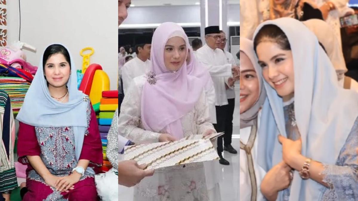 Parade Busana Santun Annisa Pohan Kenakan Hijab dan Kerudung, Jadi Inspirasi Outfit Halal ...