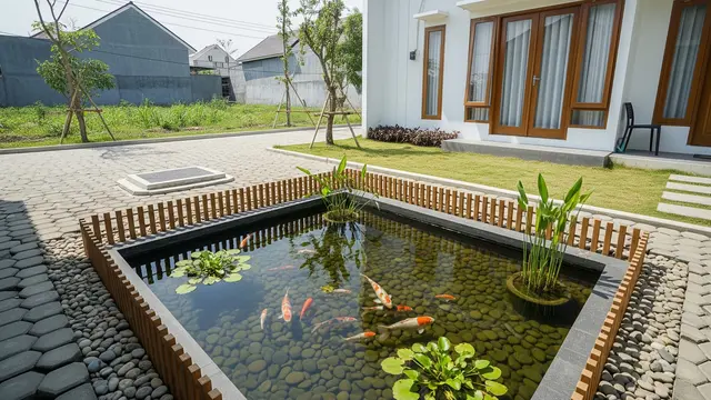 10 Desain Kolam Ikan Ramah Anak di Rumah Minimalis, Anak Jadi Anteng ...