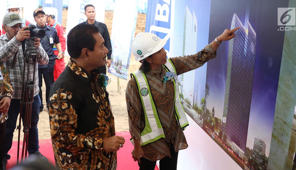 PHOTO: Menteri BUMN Rini Soemarno Resmikan Groundbreaking Menara BRI ...