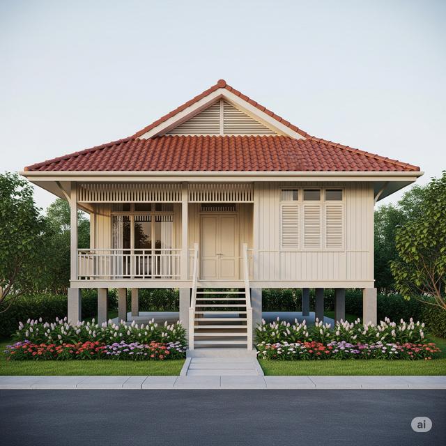 6 Model Rumah Sederhana Nyaman di Desa Cocok untuk Pensiunan