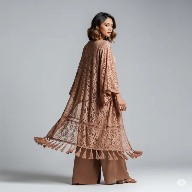 9 Inspirasi Model Cardigan Brokat Modern: Tampil Mewah dan Stylish ...