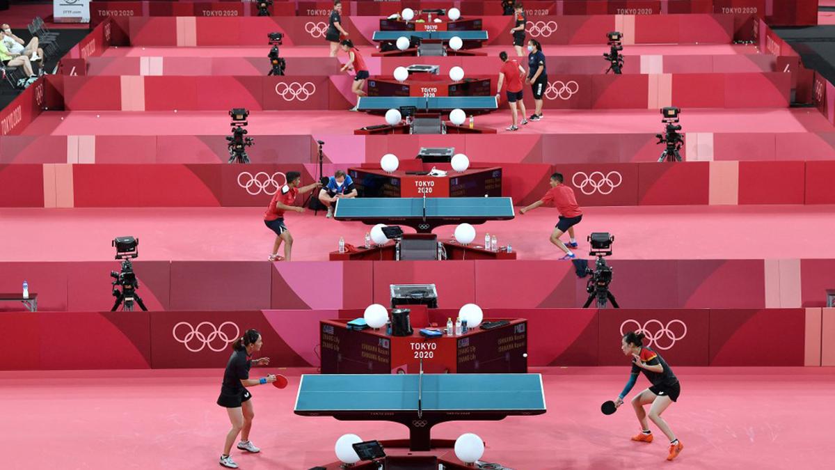 FOTO: Sesi Latihan Pemain Tenis Meja Dunia Jelang Olimpiade Tokyo 2020