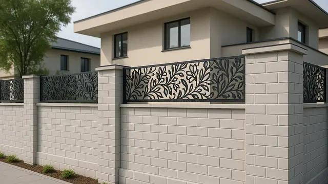 8 Inspirasi Desain Pagar Bata Ringan Terkini 2025 untuk Hunian Modern ...