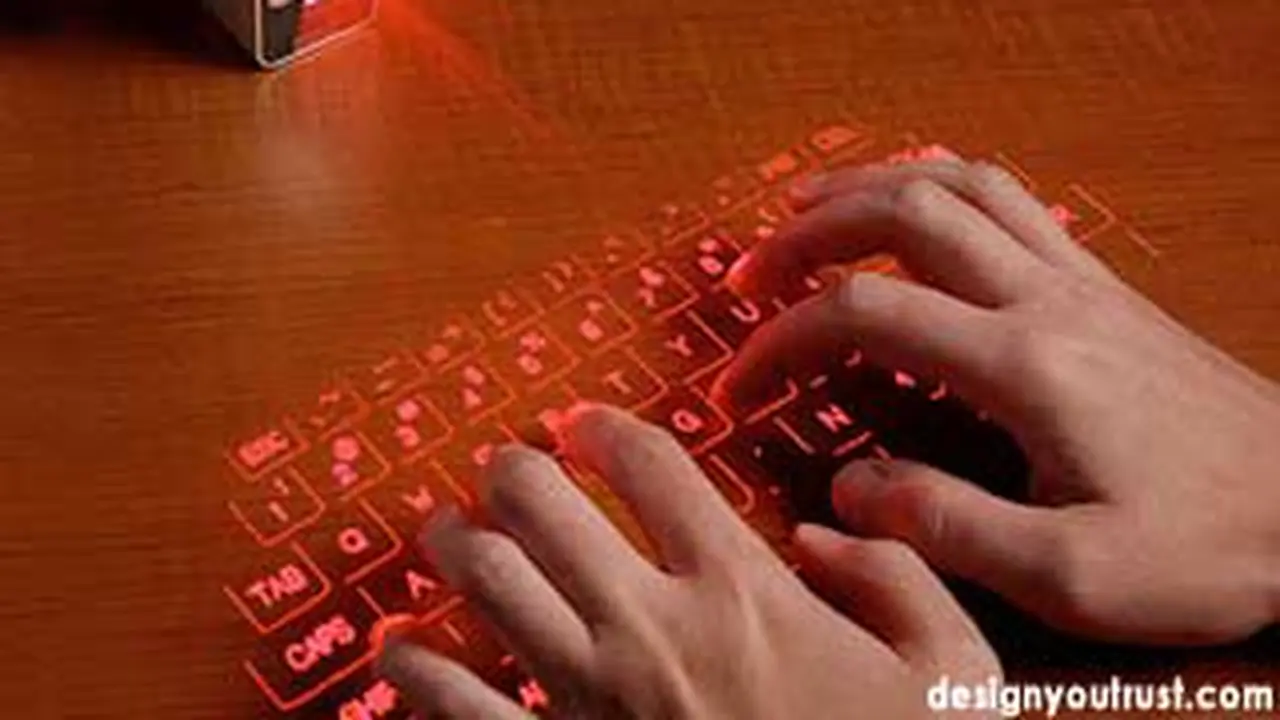 Keyboard Virtual Menggunakan Laser - Tekno Liputan6.com
