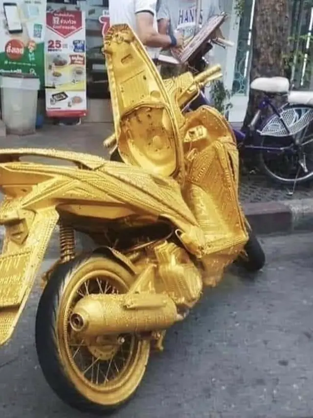 6 Modifikasi Motor Warna Kuning Ini Kelewat Unik, Fix Anti-Mainstream ...