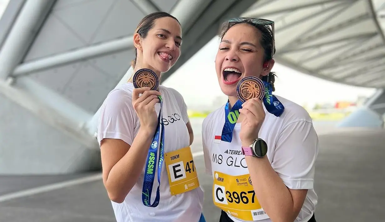 Potret Nia Ramadhani dan Nagita Slavina, Kini Jadi Sahabat Lari Bareng - Photo Fimela.com