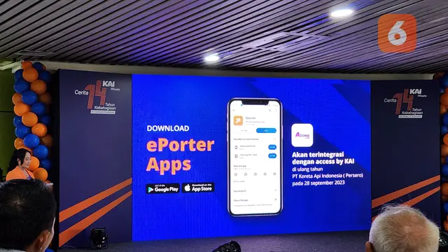 Pesan Porter di Stasiun Kereta Api Kini Bisa Pakai Aplikasi ePorter - Bisnis Liputan6.com