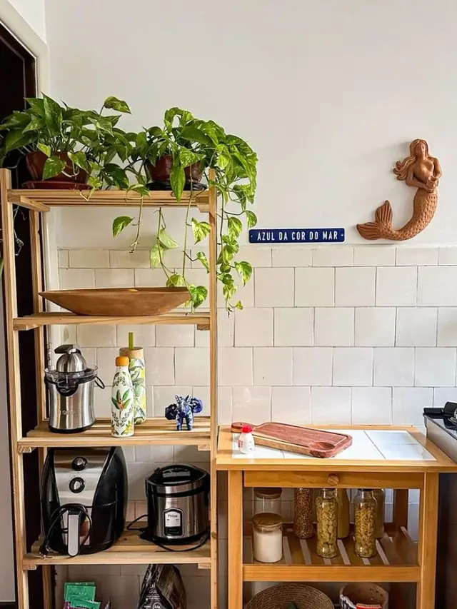 5 Rekomendasi Desain Rak Dapur Minimalis, Buat Ruang Masak Jadi Rapi ...