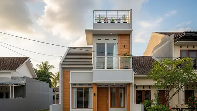 10 Model Rumah 5x10 Minimalis 2025 Hemat Budget, Hunian Nyaman di Lahan ...